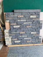 China PU Stone External Corner 300x150x220mm Culture Stone Veneer Faux Rock Wall Panel Cladding for Villa House Exterior Facade for sale