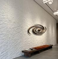 China A Grade Fireproof MCM Soft Stone Flexible Stone Cladding Curved Wall Bendable Decorative Stone Panel Big Slab Outdoor Hotel Mall for sale