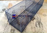 China Heavy Gauge Pvc Coated Welded Mesh Gabions Baskets 2m L X 0.5m W X 0.5m H for sale