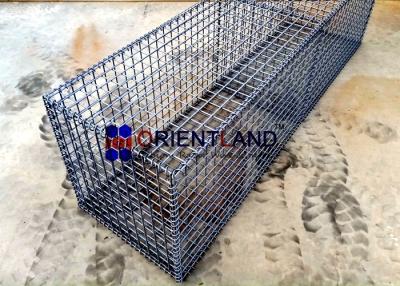 China Heavy Gauge Pvc Coated Welded Mesh Gabions Baskets 2m L X 0.5m W X 0.5m H for sale