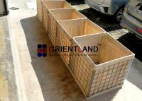 China Uv Resistant Military Barriers Olive Green  Foldable Gabions for sale