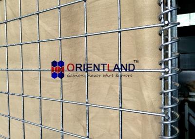 China Galfan Coated Collapsible Defensive Barrier Military Rapidly Construct Blast Wall for sale