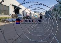 China Hot Dipped Rolled Plate Razor Wire Strips Blade Erosion Resistant Bto-10 for sale