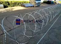 China Hot Dipped Rolled Plate Razor Wire Strips Blade Erosion Resistant Bto-10 for sale