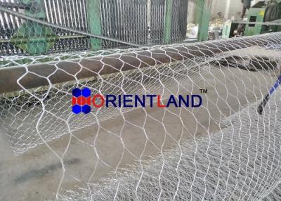 China Zn+Al Coating Gabion Baskets Dimensions 3 X 1 X 0.5 M And Mesh Size 6x8 for sale