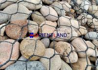 China Hexagonal Hole Pvc Coated 2.7mm Gabion Wire Baskets 1mx1mx2m for sale