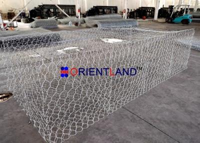 China 3.9mm Triple Twisted Retaining Wall Gabion Baskets For Heavy Duty Applications for sale