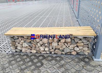 China Wood Plastic Composites Wpc Gabion Seating Welded 50×50mm 2m×0.5m×0.5m for sale