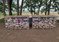 China Wood Plastic Composites Wpc Gabion Seating Welded 50×50mm 2m×0.5m×0.5m for sale
