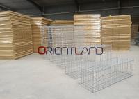 China Hot Dipped Galvanized Welded Gabion Baskets Aperture 5cm×10cm Size 1m×0.3m×0.3m for sale
