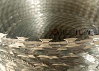 China Military Use Concertina Razor Barbed Wire Fence Customisation Possible BTO-22 for sale