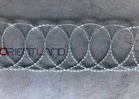 China Hight Security Flat Wrap Razor Blade Barbed Wire Tope Security Wire Compact Style for sale