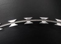 China NATO Razor Barbed Wire Strip With Hot Dipped Rolled Plate Blade Erosion Resistant for sale
