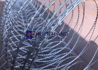 China Rapid Development Concertina Coil Fencing / Triple Strand Prison Wire Fence for sale