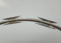 China Single Coil Razor Wire / Jail Wire Fence 54-56 Loops Quick To Install for sale