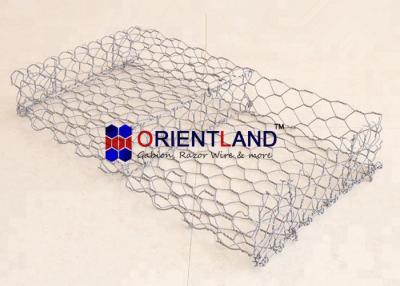 China Latvia Permeable Gabion Wire Baskets For Embankment Aperture 60×80mm for sale