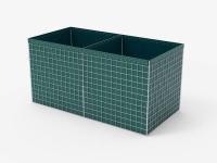 China Military Use Hesco Bastion Barrier System Square Hole Shape Easy Assembly for sale