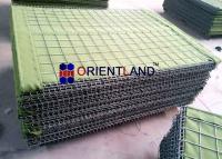 China Sand Wall Welded Mesh Defensive Barrier Container Units Customized Colors for sale