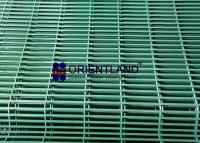 China PVC Coated 358 Security Mesh , Anti Climb Prison Mesh Fencing 8 Gauge for sale