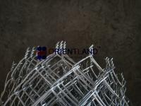 China Galvanized Steel Chain Link Fence Fabric , Diamond Mesh Roll 3.0mm Diameter for sale