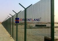 China PVC Coated 358 Security Mesh , Anti Climb Prison Mesh Fencing 8 Gauge for sale