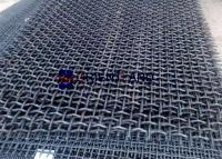 China Hook Strip Type Manganese Woven Steel Mesh High Abrasion Resistan for sale