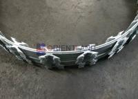 China Professional CBT 60 Razor Ribbon Wire , Spiral Barbed Wire Fence Free Sample for sale
