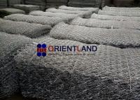 China River Bank Construct Wire Stone Baskets , Commercial Gabion Wire Mesh Panels for sale