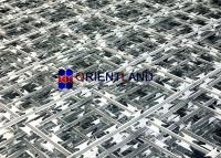 China Stainless Steel Razor Wire Fence , Anti Climb Barrier Razor Ribbon Fence for sale
