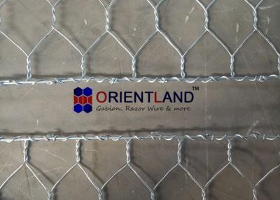 China Hot Dipped Galvanized Flexible Gabion Wall Baskets  For Stream Bed Drain for sale