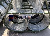 China 0.45mm Razor Blade Fencing Wire Obstacles 70m Good Resistance To Natural Forces for sale