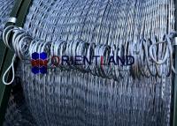 China Concertina Razor Wire Fence For Rapid Deployment System 2.5mm Diameter Triple Strand for sale