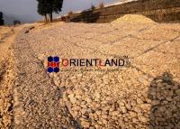 China Heavy Zinc Coated Galvanized Gabion Boxes / Gabion Wall Cages For Flood Control for sale
