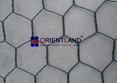 China High Strength Hexagonal Wovenmesh Gabion Rolls Rock Netting Fall Protection for sale