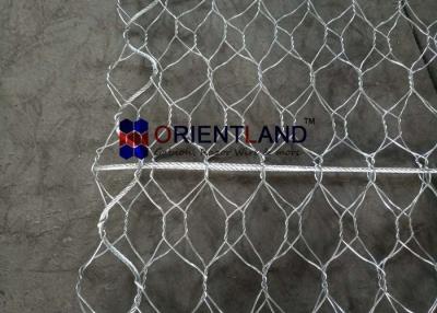 China Flexible Gabion Box Soil Stabilization Hexagonal Woven Wire Gabion Mesh Slope Protection for sale