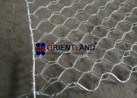 China Flexible Gabion Box Soil Stabilization Hexagonal Woven Wire Gabion Mesh Slope Protection for sale