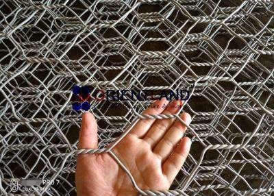 China Rectangular Gabion Wire Baskets Earth Retain Double Twisted Hexagonal Mesh for sale