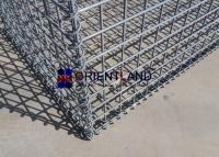 China PVC Coated Welded Wire Gabion Baskets / Gabion Planter / Gabion Pillars for sale
