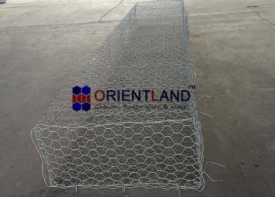 China Double Twisted Hexagonal Mesh 60×80mm Gabion Wire Baskets for sale