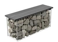China 50×100mm Decorative Gabion Garden Bench for sale