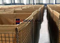 China Sand Filled Recoverable 50x50mm Military Hesco Barriers for sale