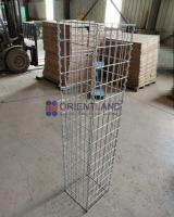 China Galfan 4 Cornerstone Welded Gabion Baskets Mesh 10x5cm for sale