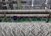 China 80×100mm Double Twisted Gabion Mesh Sheets Rolls for sale