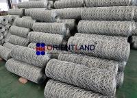 China 80×100mm Double Twisted Gabion Mesh Sheets Rolls for sale