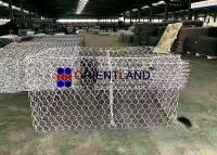 China Double Twisted Hexagonal Shape Gabion Wall Baskets 100×120mm for sale