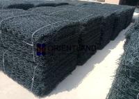 China Dark Green Pvc Coated Hexagonal 2.7mm Mesh Gabion Baskets for sale