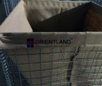 China 5mm Sand Filled Defensive Barrier Bation Wall for sale