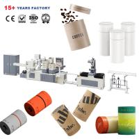 China Custom Eco Friendly Food Cardboard Cosmetic Machine Round Tube Kraft Paper Packaging Boxes Making Machine for sale