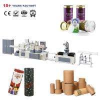 China Energy Saving Smart Servo Food Grade Production EOE Composite Can Making Machine Round Paper Can Machine with Touch Screen for sale