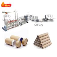 China Multi-Layer Eco-Friendly Paper Tube Winding Machine with PLC Control System for Textile Industry for sale
